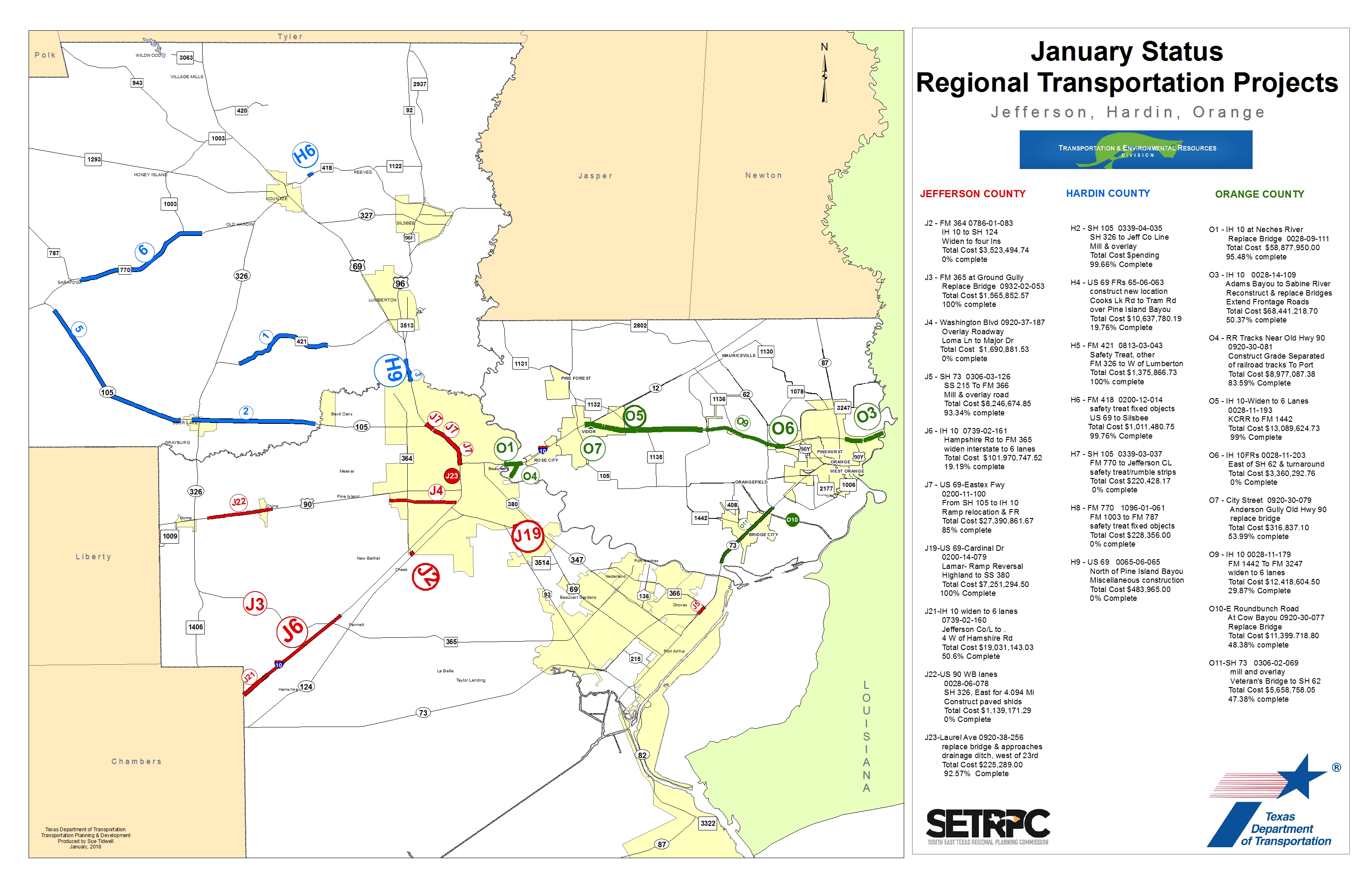 Current Projects Around the Region | SETRPC